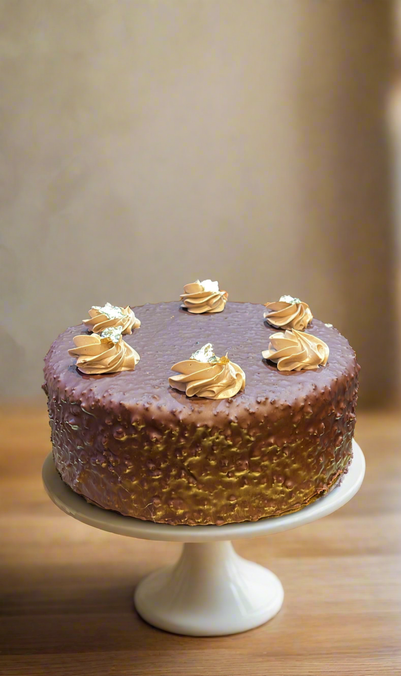 Chocolate Crunchy cake – Goldencake